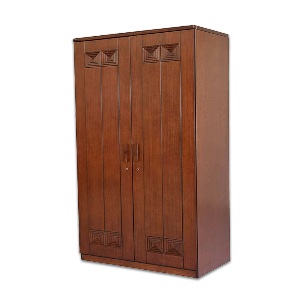 Twin Mart Malaysian Processed Wood 2 Door Almirah 3 5 6 Feet